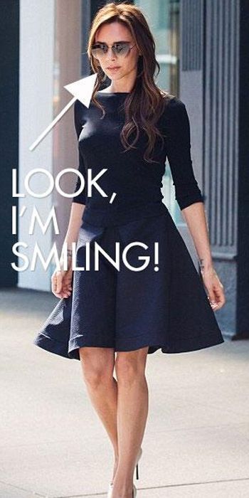 Victoria Beckham tweets photo of herself smiling | HELLO!