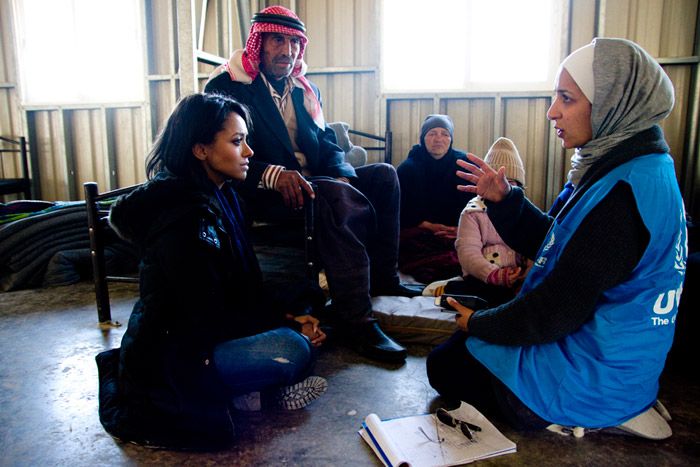 Vampire Diaries’ Kat Graham pays emotional visit to refugees | HELLO!