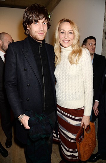 Jerry Hall spotted on rare evening out with son James Jagger | HELLO!