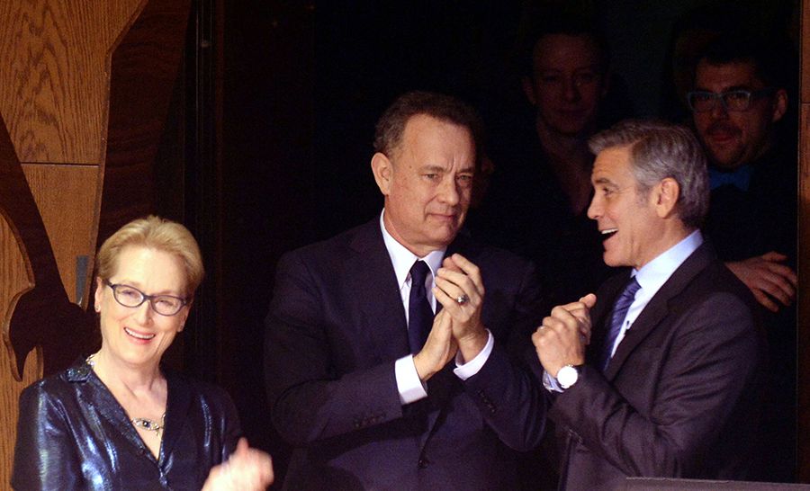 George Clooney, Meryl Streep and Tom Hanks help celebrate a night of ... George Clooney, Meryl Streep and Tom Hanks help celebrate a night of ...