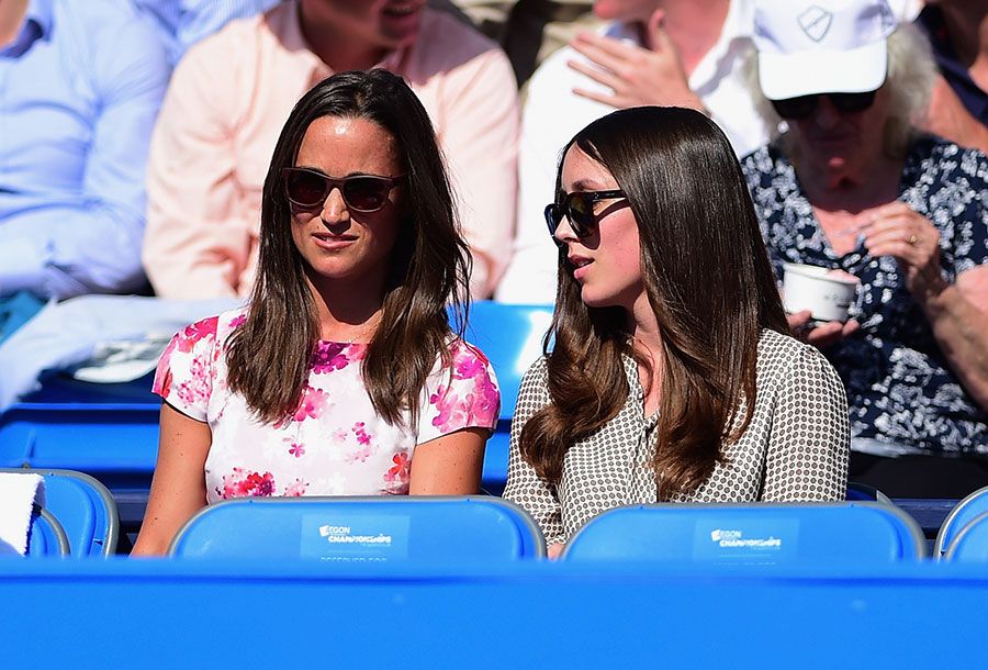 Pippa Middleton models own design during tennis outing | HELLO!