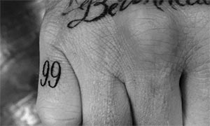 David Beckham gets '99' tattoo to mark wedding anniversary year | HELLO!