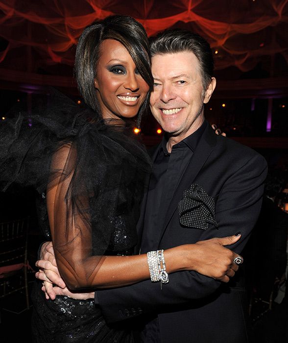 Iman wears a David Bowie tribute jumper | HELLO!