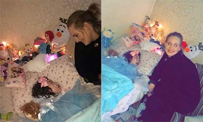 Adele makes seriously ill fan's dream come true by visiting her at home ...