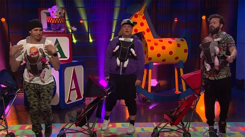 James Corden, Ashton Kutcher and Danny Masterson come together to ...