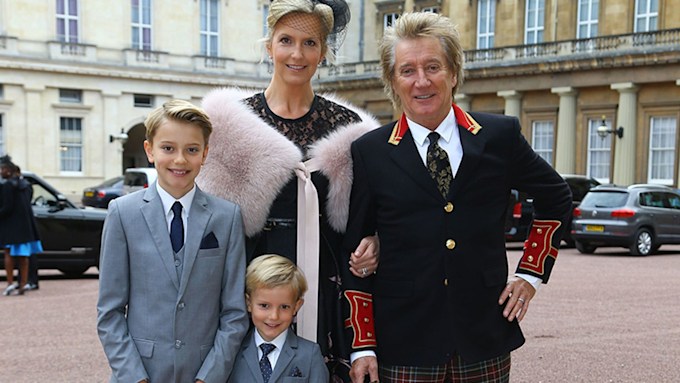 Rod Stewart knighted at Buckingham Palace | HELLO!