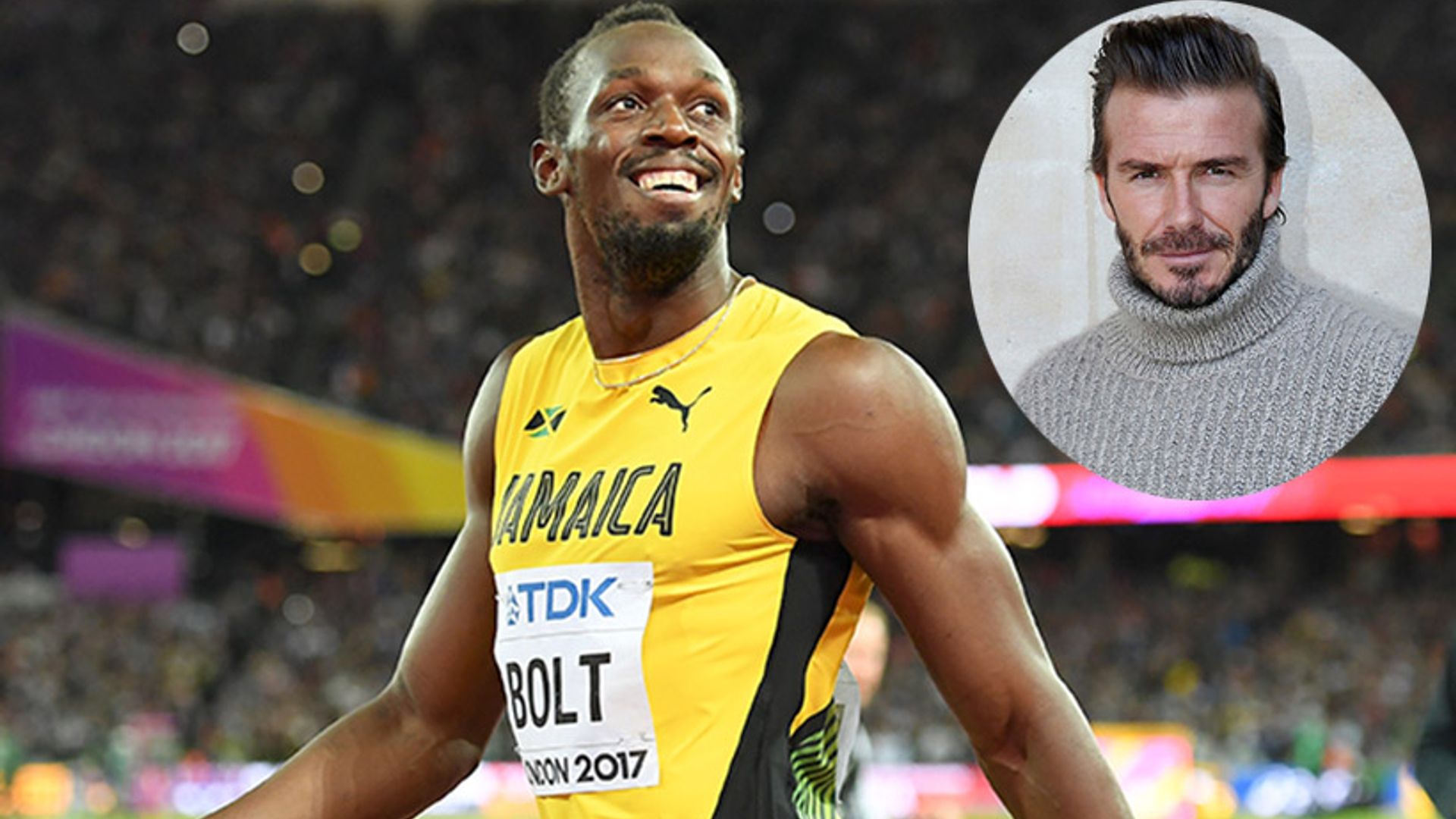 David Beckham posts tribute to Usain Bolt on Instagram as sprinter ...