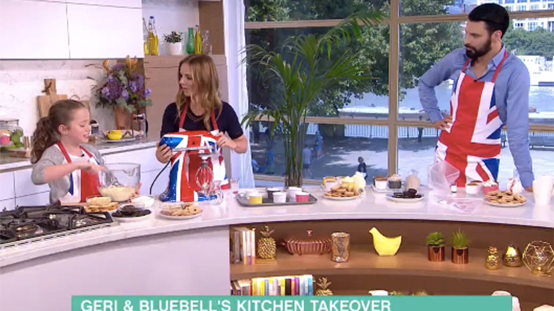 Geri Horner's daughter Bluebell welcomed onto This Morning! | HELLO!