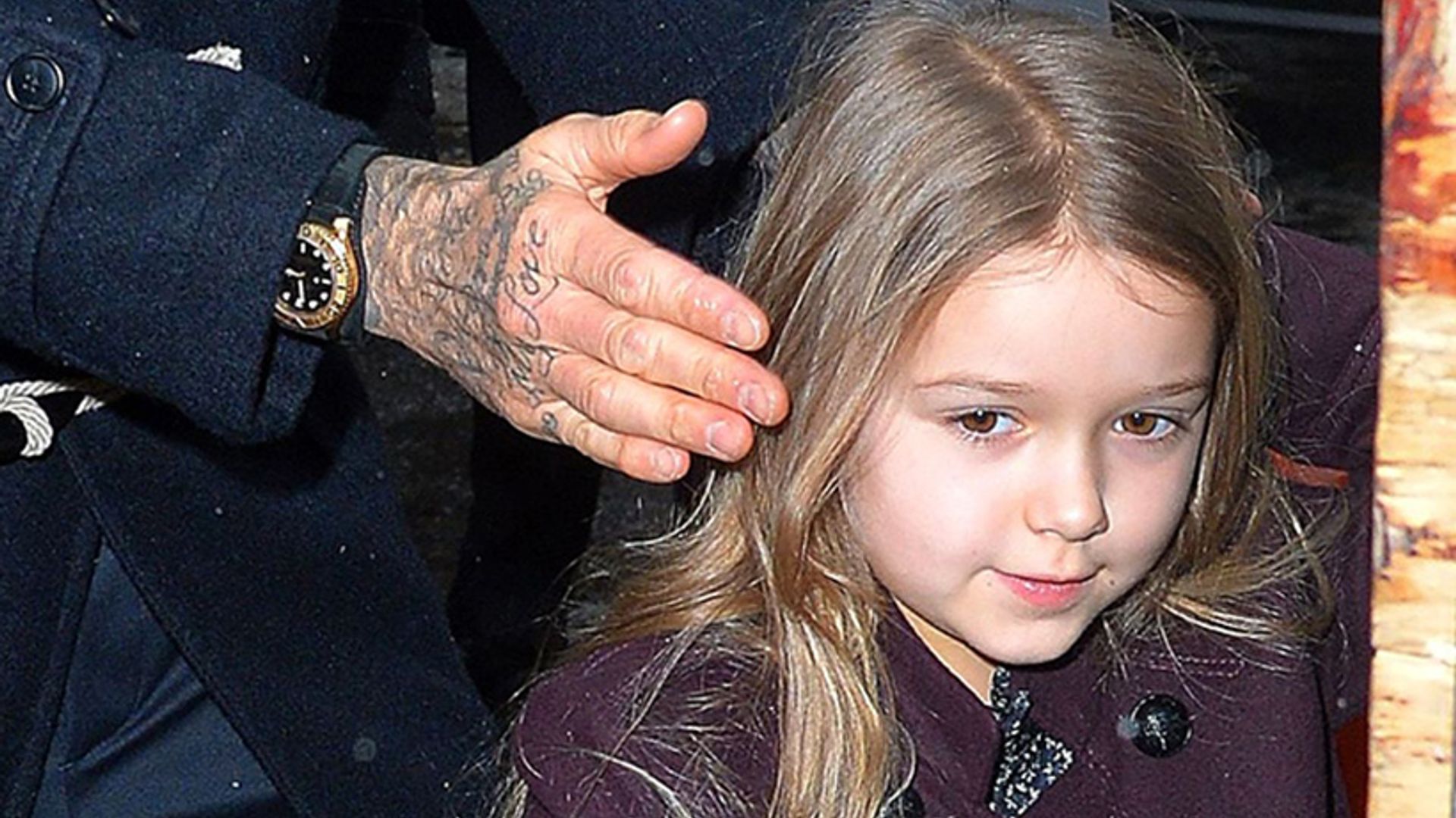 Harper Beckham is adorable on the beach | HELLO!