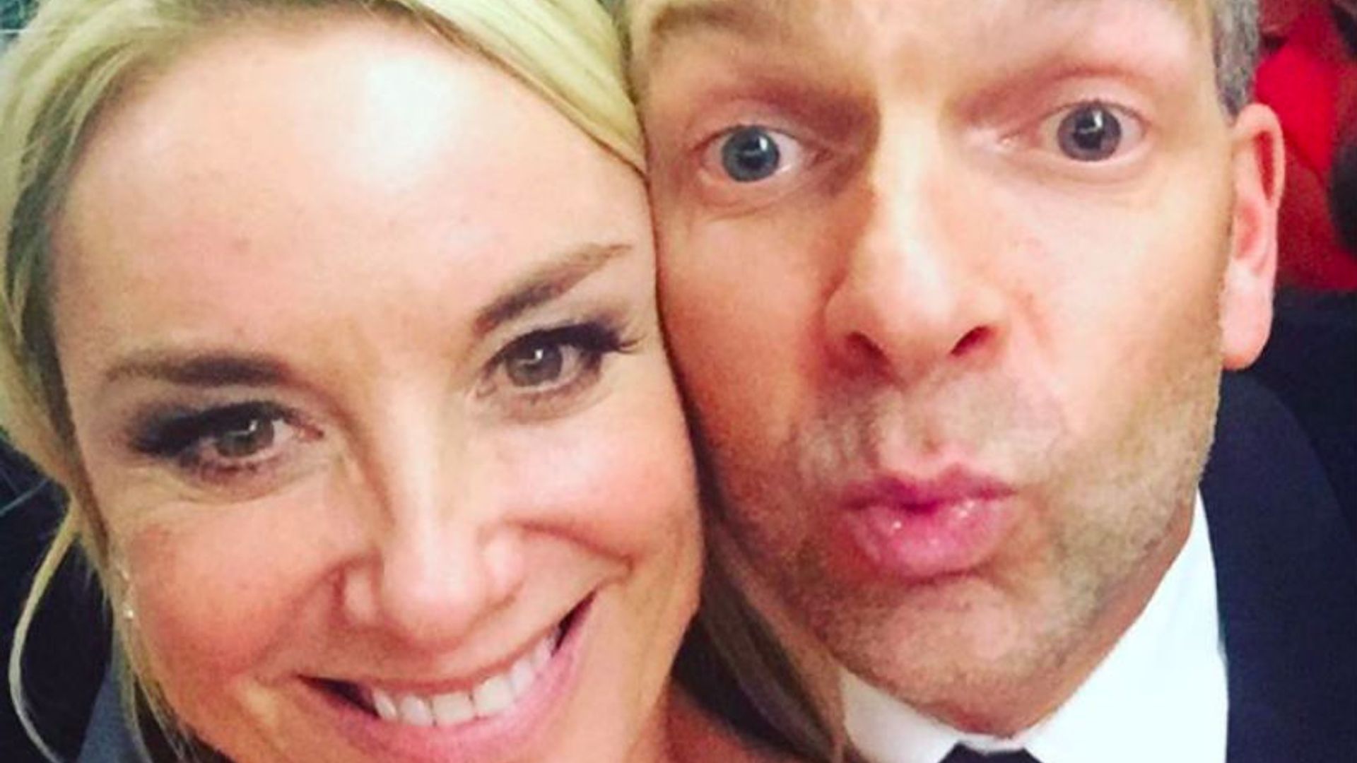 EastEnders star Tamzin Outhwaite parties at NTAs with cousin Dan ...
