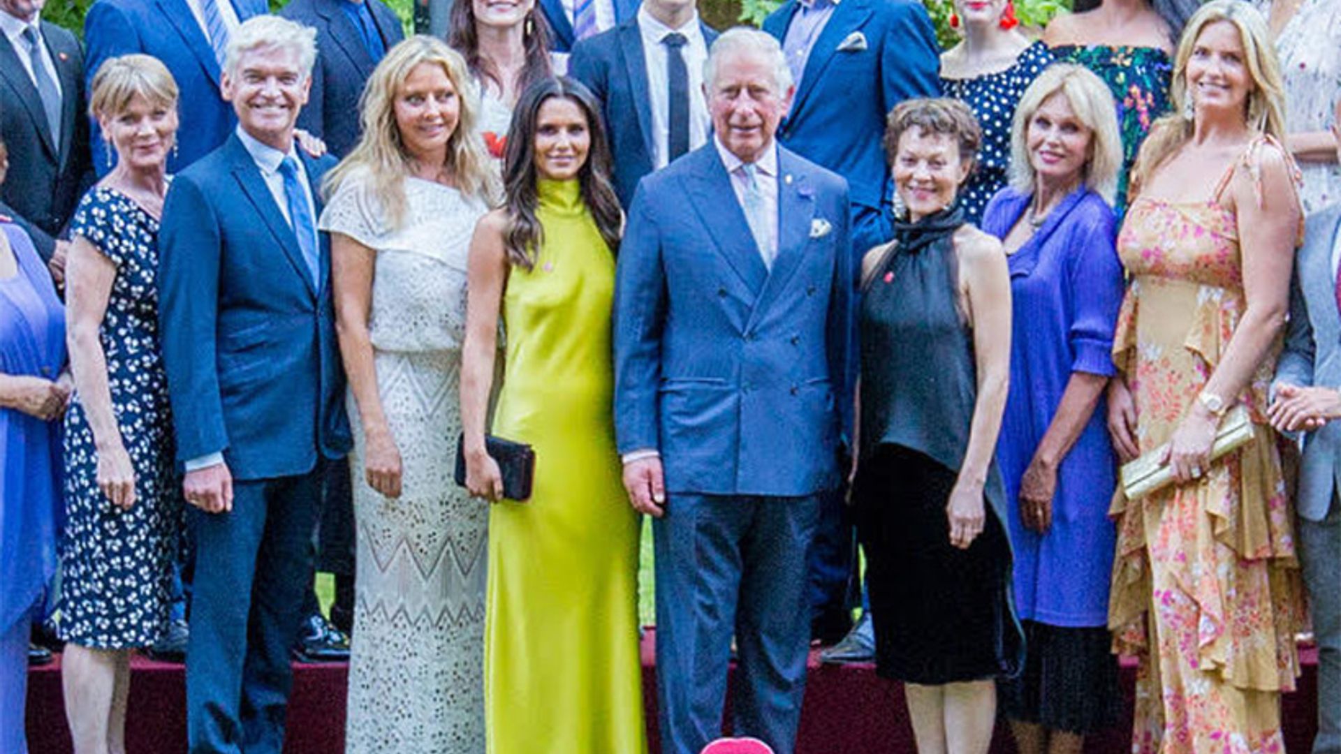 Cheryl turns heads in neon gown at Prince Charles' party | HELLO!