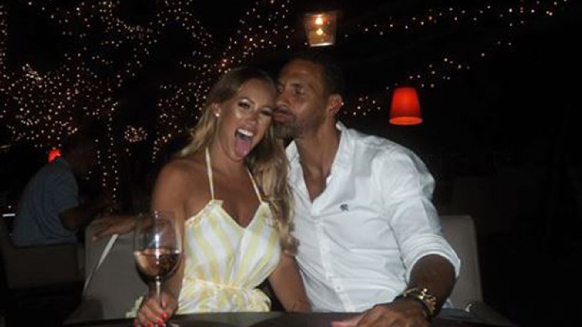 Rio Ferdinand and girlfriend Kate Wright reunited following World Cup ...