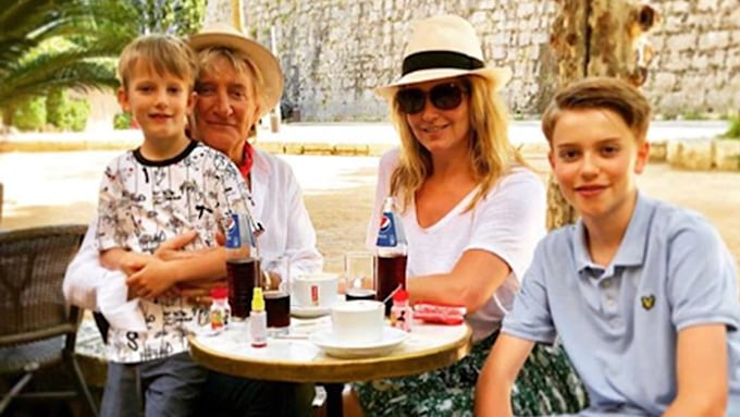 Rod Stewart reveals the SURPRISING way he gets his children up in the ...