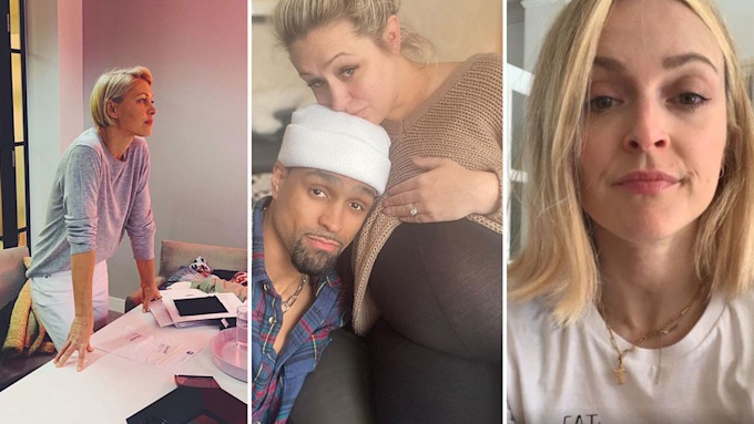 Celebrities struggling on lockdown: Ruth Langsford, Fearne Cotton, Emma ...
