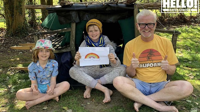 DJ Chris Evans reveals son Noah is camping out for health heroes | HELLO!