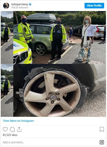 Kate Garraway shares terrifying details of motorway car explosion on ...