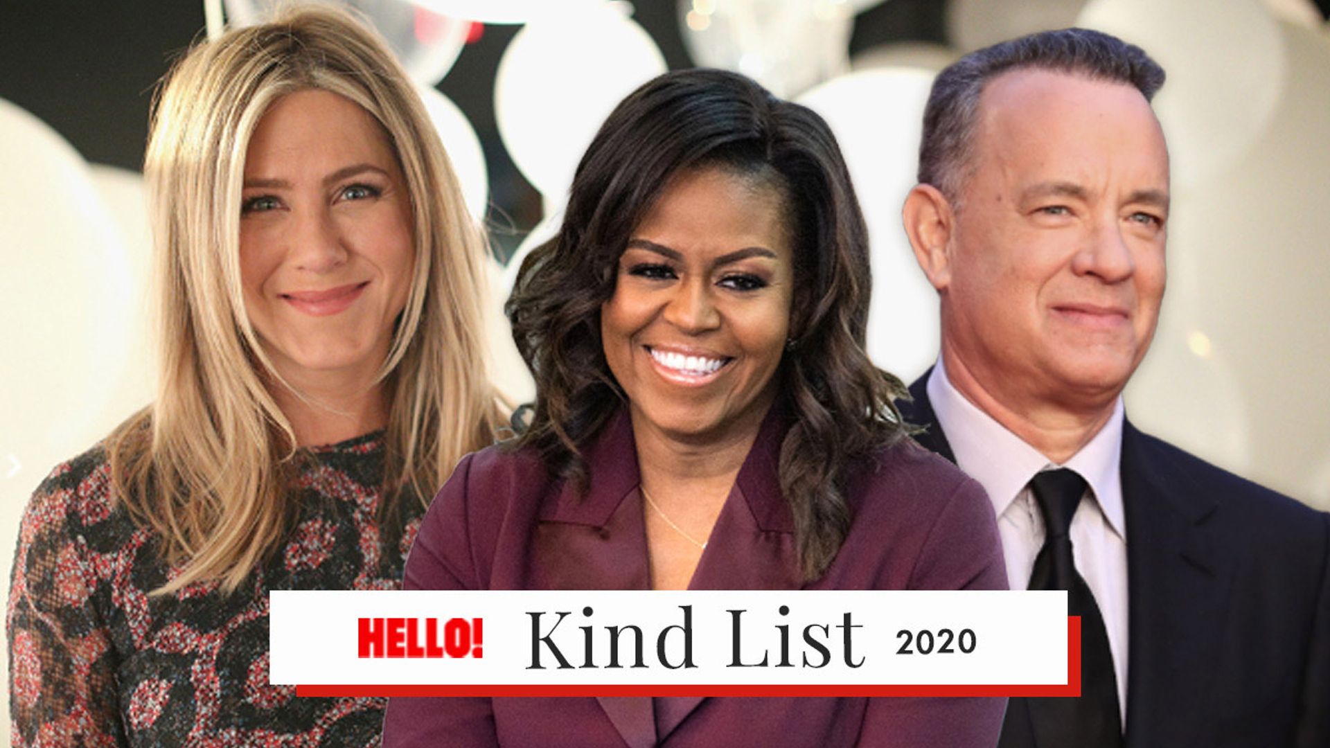 HELLO! Kind List 2020: See why Jennifer Aniston, Kate Garraway, Eva ...