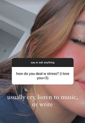 Addison Rae reveals sad way she copes with stress | HELLO!