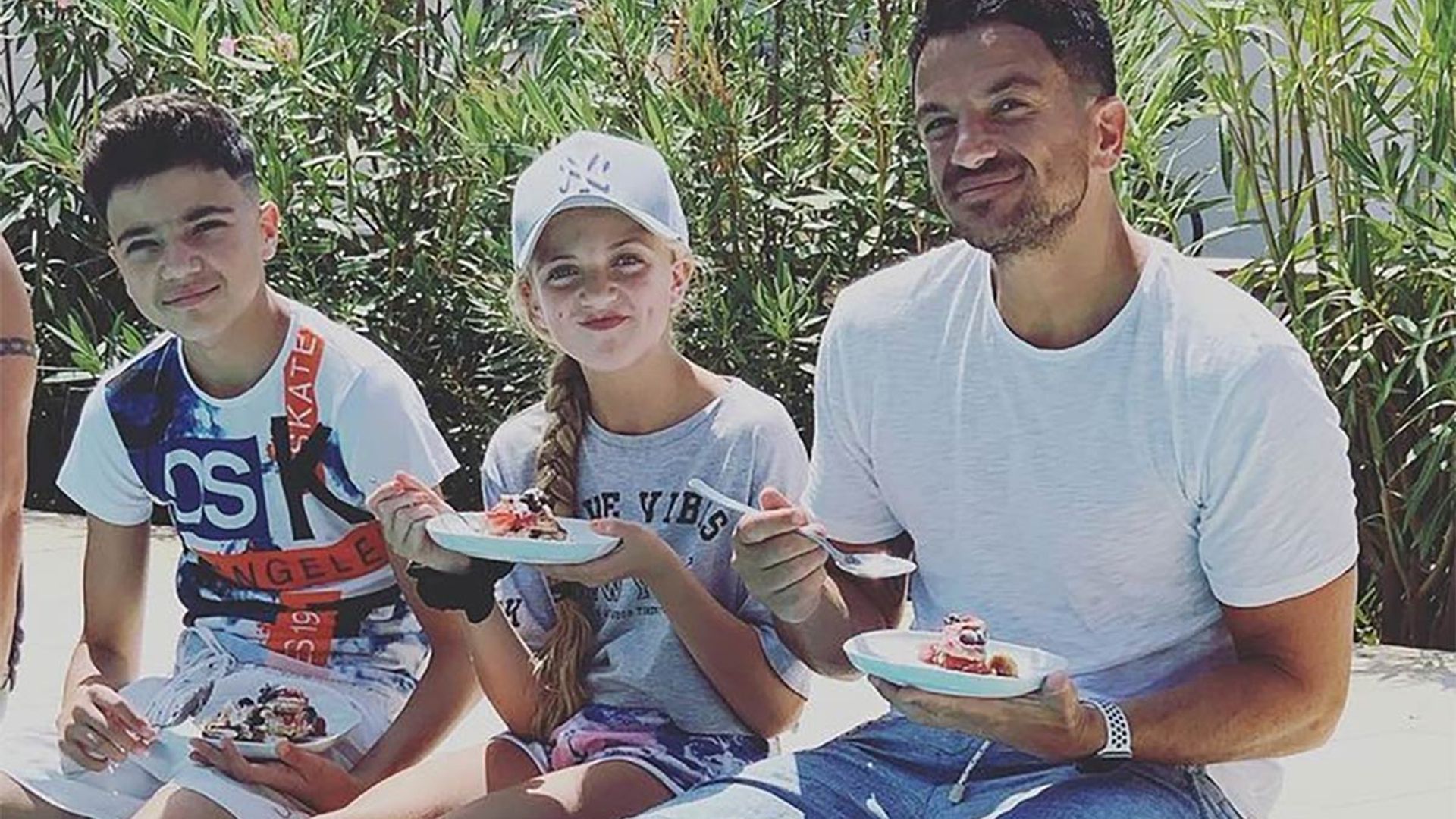 Peter Andre's children show close sibling bond in sweet jacuzzi video ...