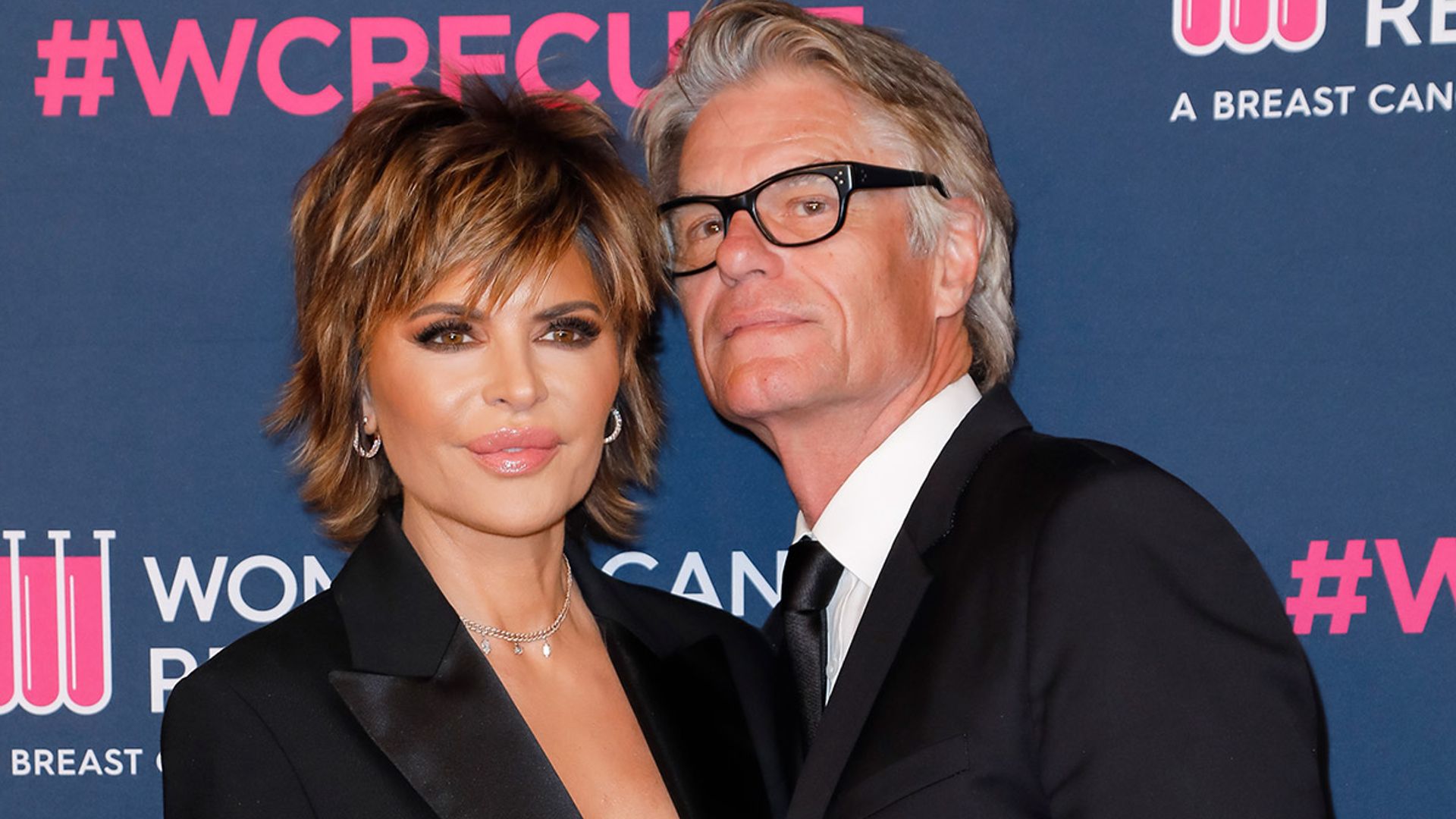 Lisa Rinna's husband Harry Hamlin steals the show as she displays ...