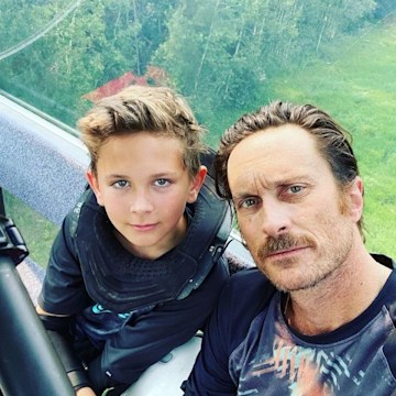 Oliver Hudson has fans seeing double in adorable photo with son | HELLO!