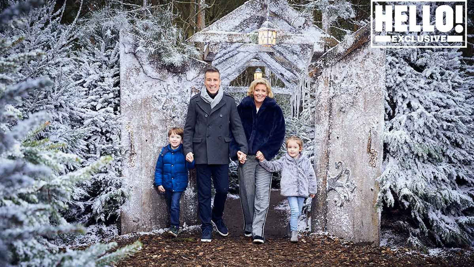 Anton Du Beke and wife Hannah take twins George and Henrietta on a ... Anton Du Beke and wife Hannah take twins George and Henrietta on a ...