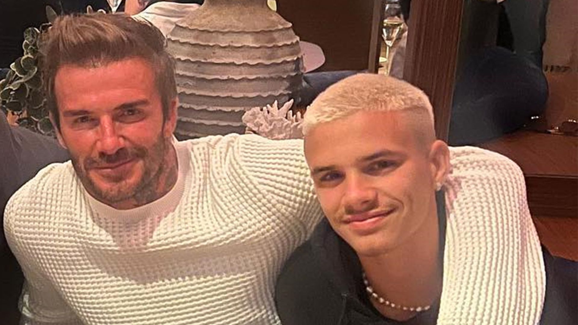 Romeo Beckham pens emotional message to dad David | HELLO!