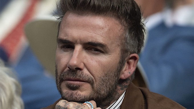 David Beckham pictured queueing to pay respects to the Queen | HELLO!
