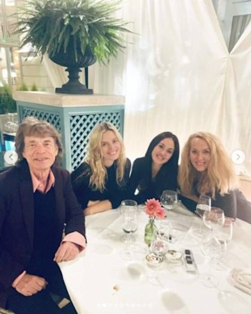 Mick Jagger and ex-wife Jerry Hall reunite in rare family photo that ...
