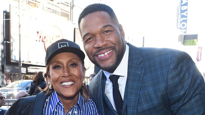 Robin Roberts emotionally reacts to GMA co-star Michael Strahan's 'once ... Robin Roberts emotionally reacts to GMA co-star Michael Strahan's 'once ...