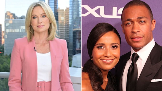 Amy Robach's social media interaction with T.J. Holmes' estranged wife ...