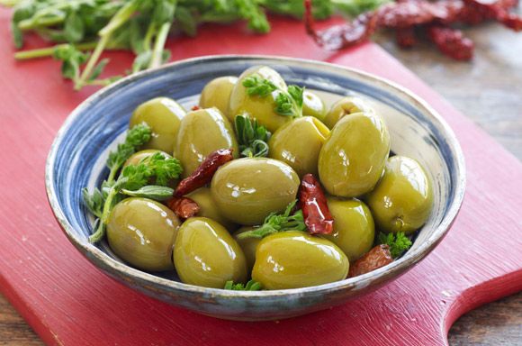 Olives: healthy eating snacks and tapas marinade recipes | HELLO!