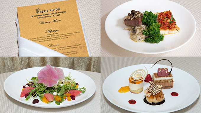 Golden Globes: what's on the menu for the stars | HELLO!