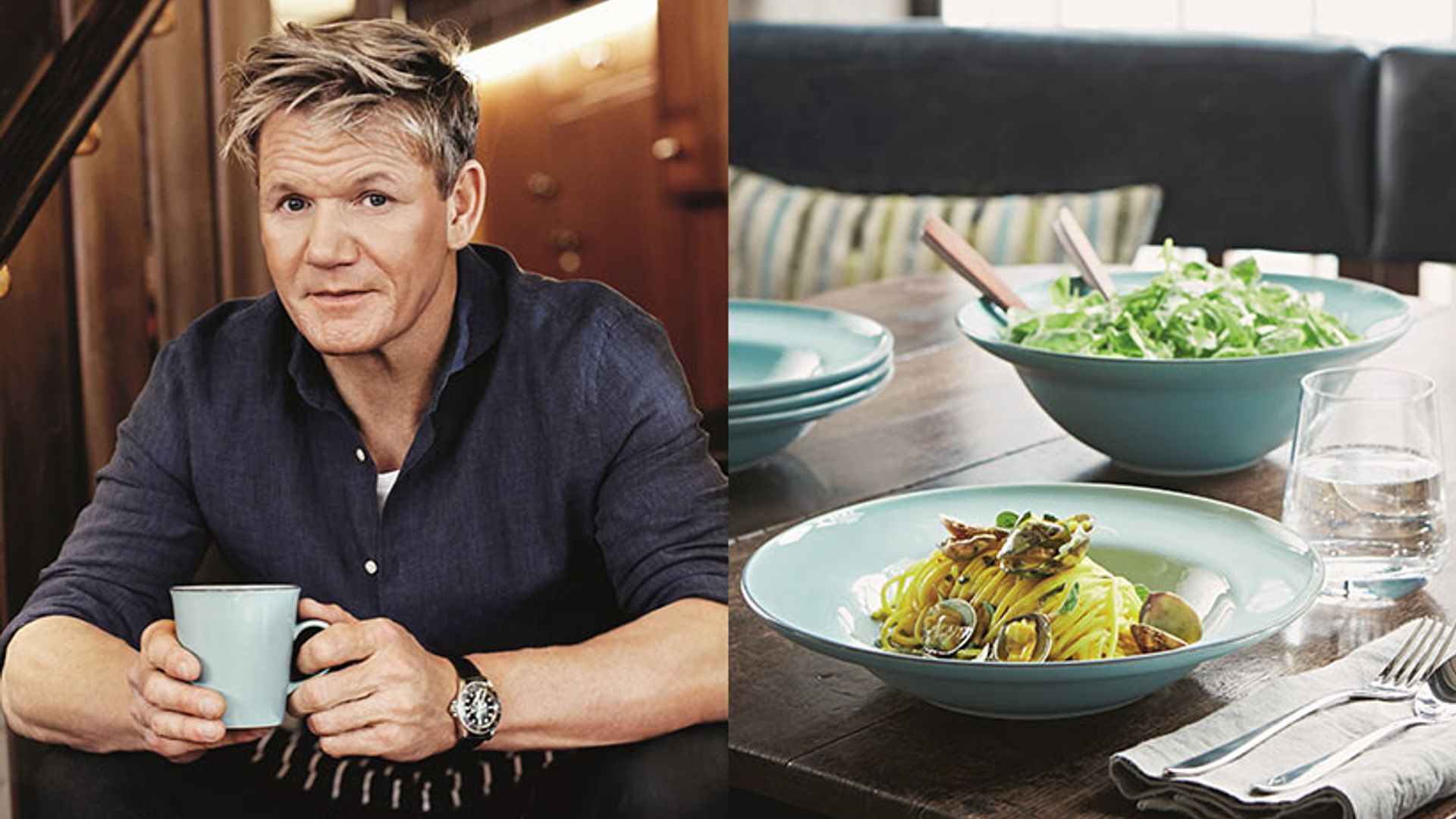 Gordon Ramsay's recipe for tagliolini with fresh clams | HELLO!