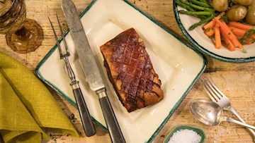 Tom Kitchin's roast crisp pork belly recipe | HELLO!