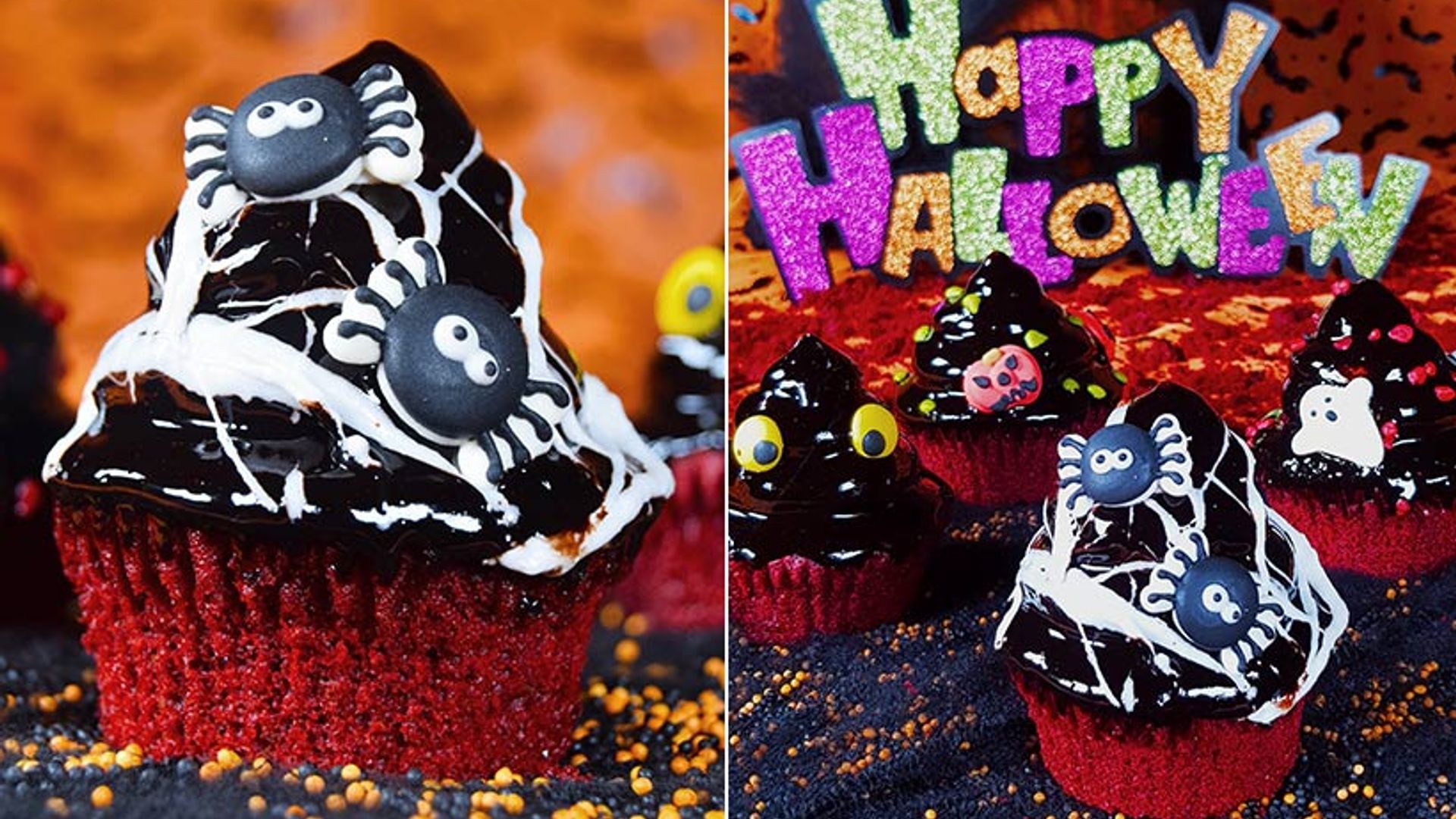 Halloween spooky cupcakes recipe: watch video | HELLO!