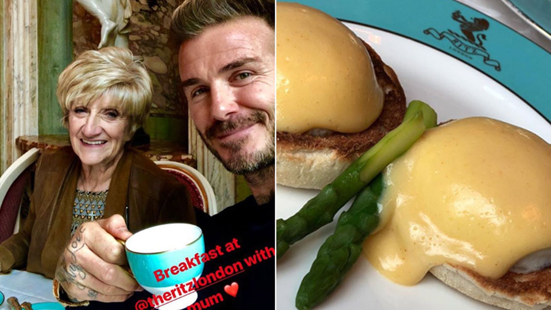 David Beckham treats his mum to breakfast at The Ritz | HELLO!