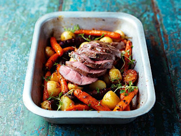 This mini lamb roast dinner recipe is the perfect way to enjoy a Sunday ...