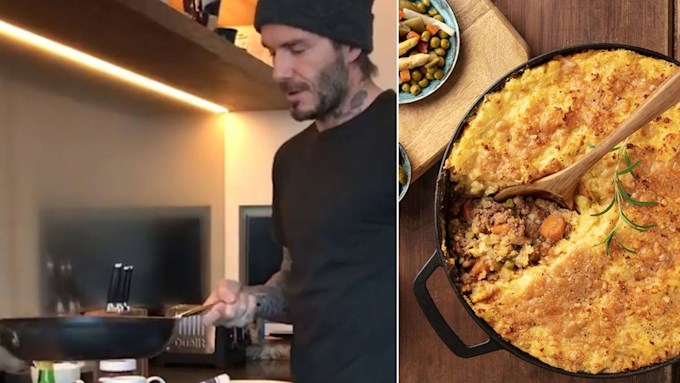David Beckham divides fans with his controversial dinner combination ...