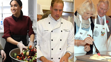 Royal chefs! Meghan Markle, Prince George and more royals with ...