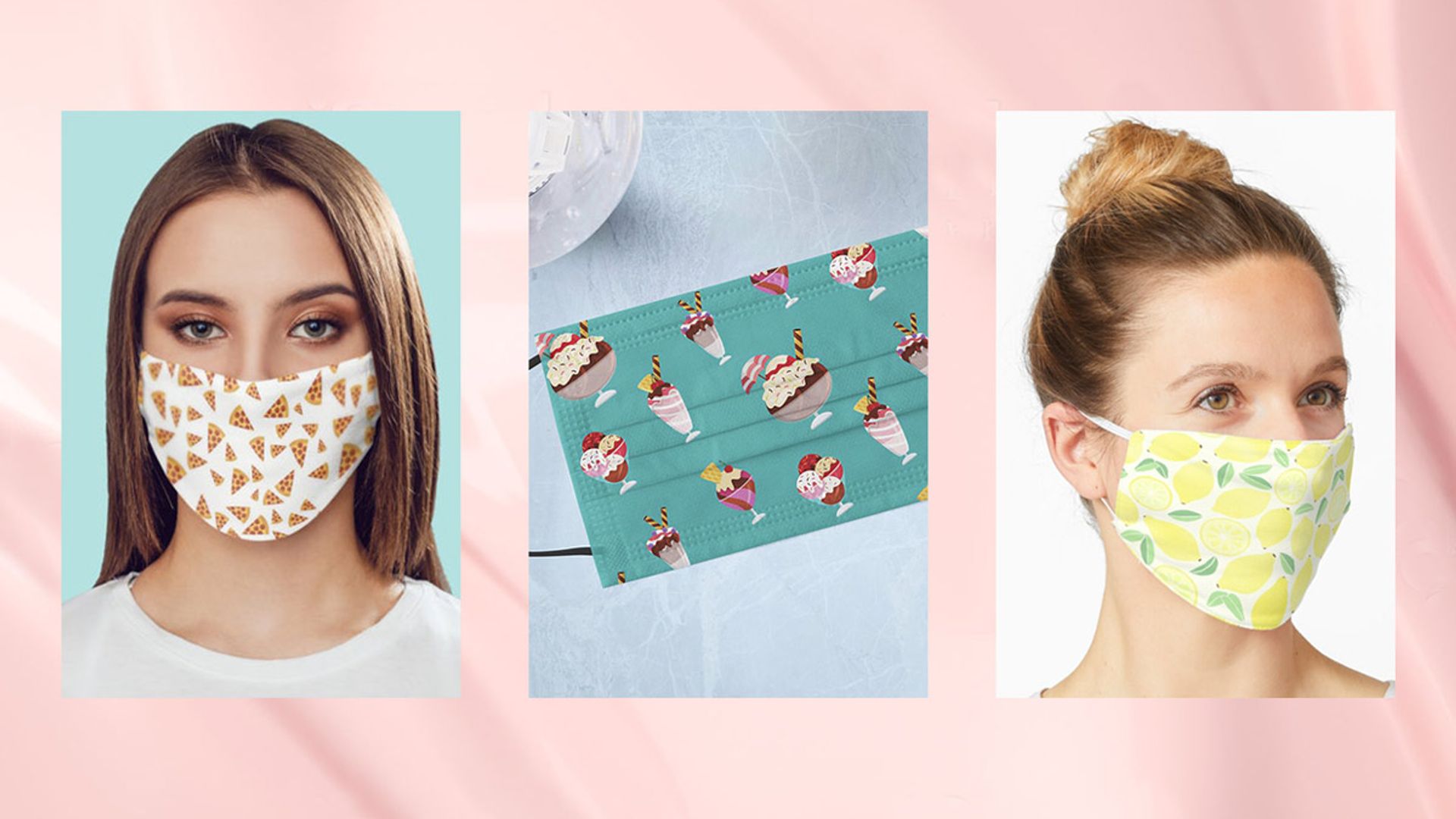 Face masks for foodies! Cool face coverings for those who LOVE pizza ...