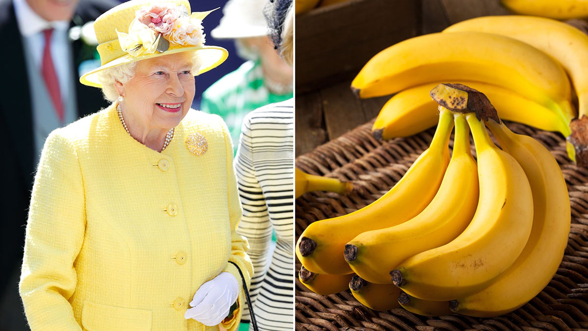The Queen eats her bananas in the most unusual way | HELLO!