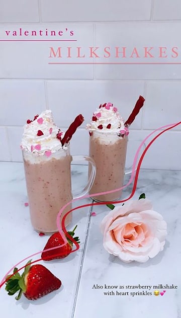 Stacey Solomon's Valentine's Day milkshakes look totally delish – see ...