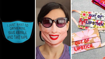 14 funny face masks to make people laugh in the supermarket | HELLO!
