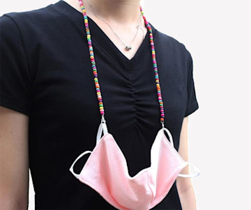 Face mask chains are the must-have face covering accessory | HELLO!