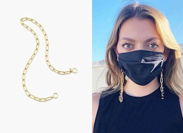 Face mask chains are the must-have face covering accessory | HELLO!