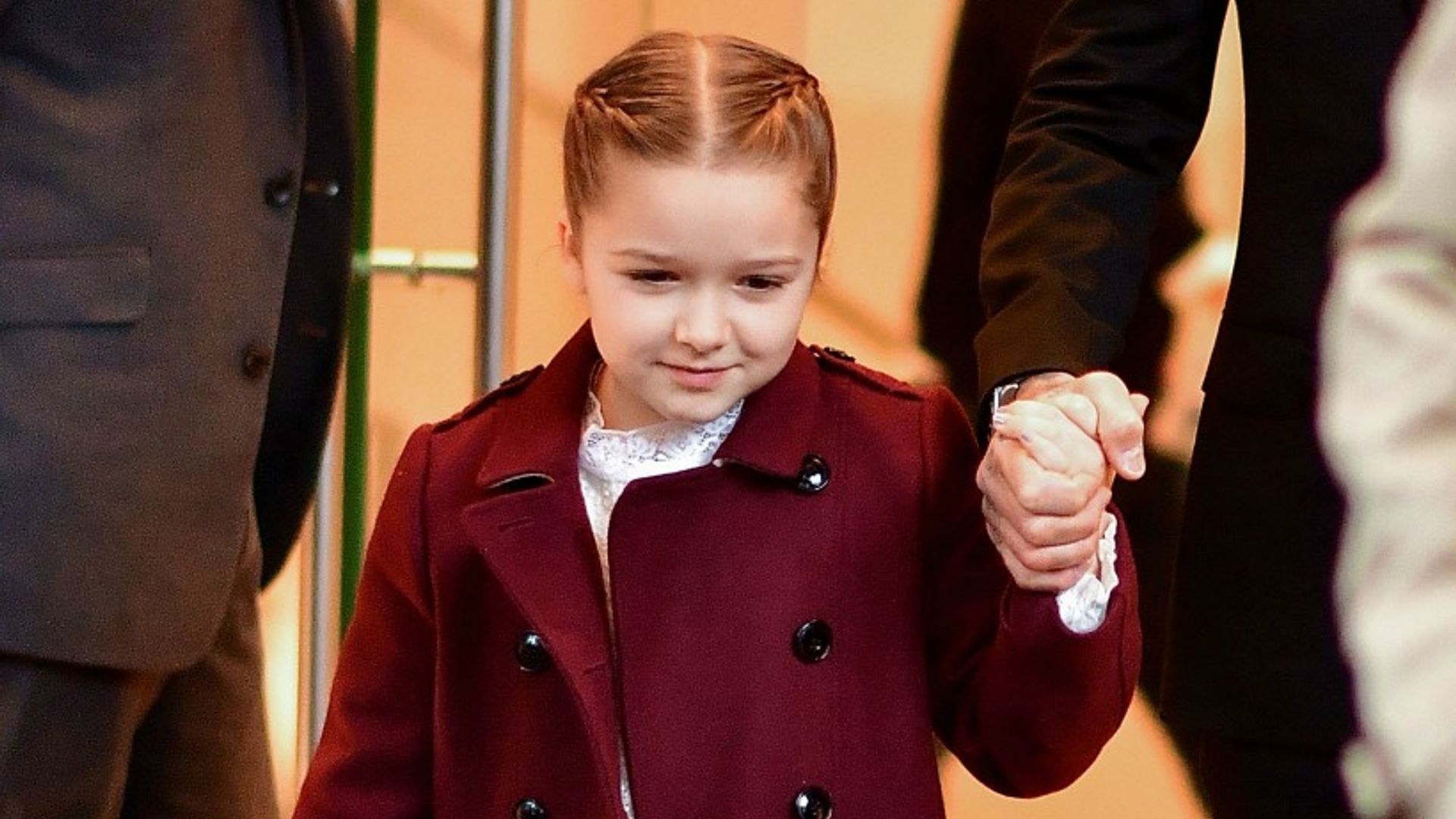 Harper Beckham is a mini style icon in Gucci swimsuit | HELLO!