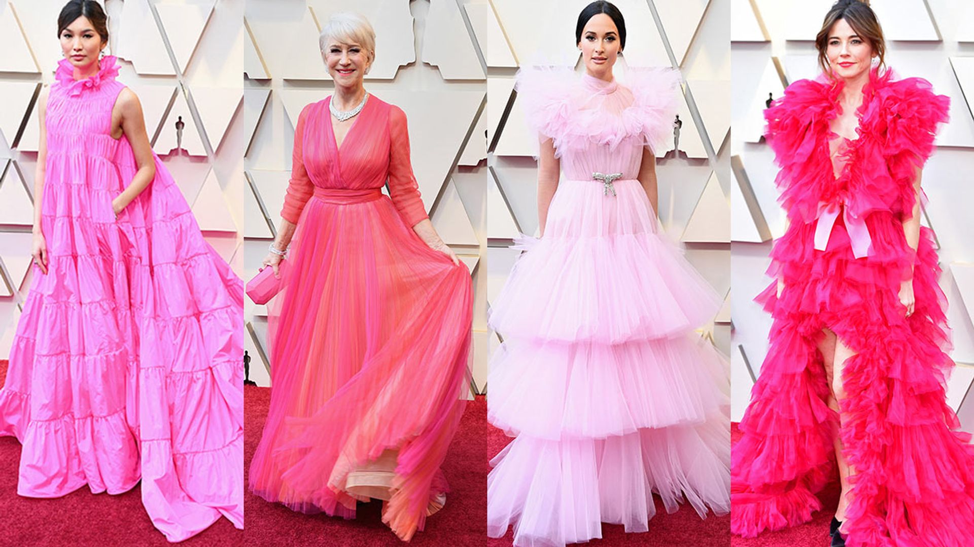 Oscars 2019 fashion: Pink took over the red carpet | HELLO!