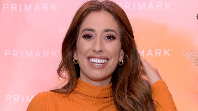 Stacey Solomon's £29 neon T-shirt dress is her go-to lockdown look | HELLO!