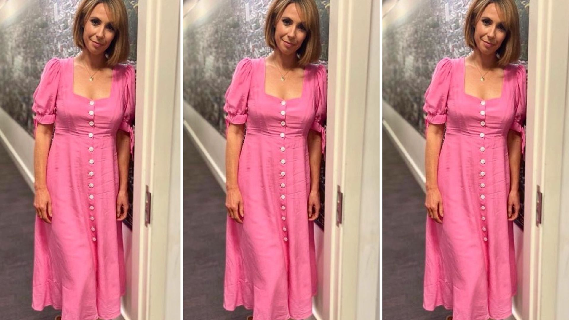 The One Show's Alex Jones stuns fans in bubblegum pink dress - and it's ...